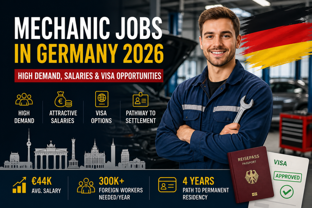 Mechanic Jobs in Germany 2026: Salaries & Visa Guide. - NOVALINEJOBS